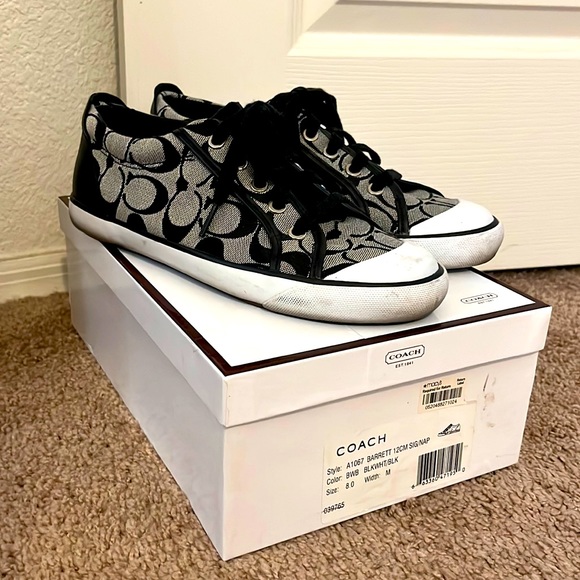 Coach | Shoes | Coach Barrett Signature Sneaker | Poshmark